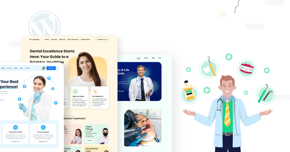 12 Best Dentist WordPress Themes for 2025 (Free and Paid)