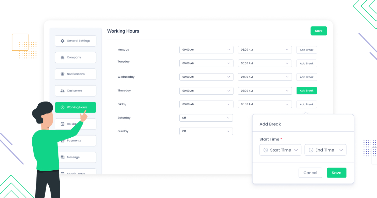How to Configure Working Hours in BookingPress