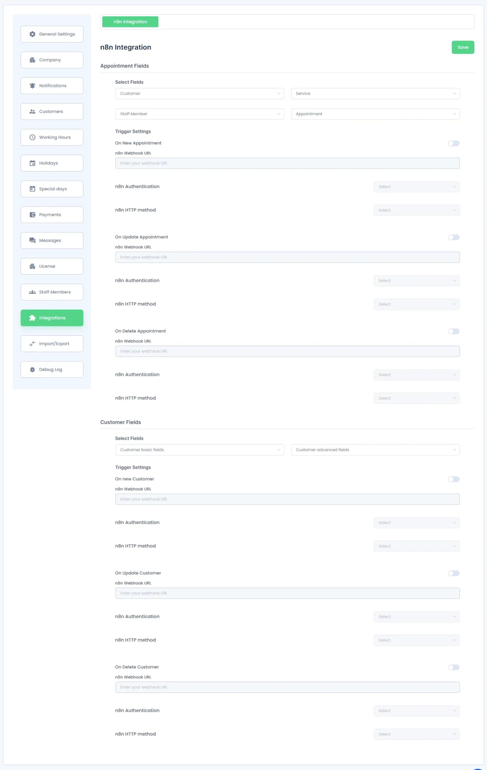 n8n Integration Addon - BookingPress